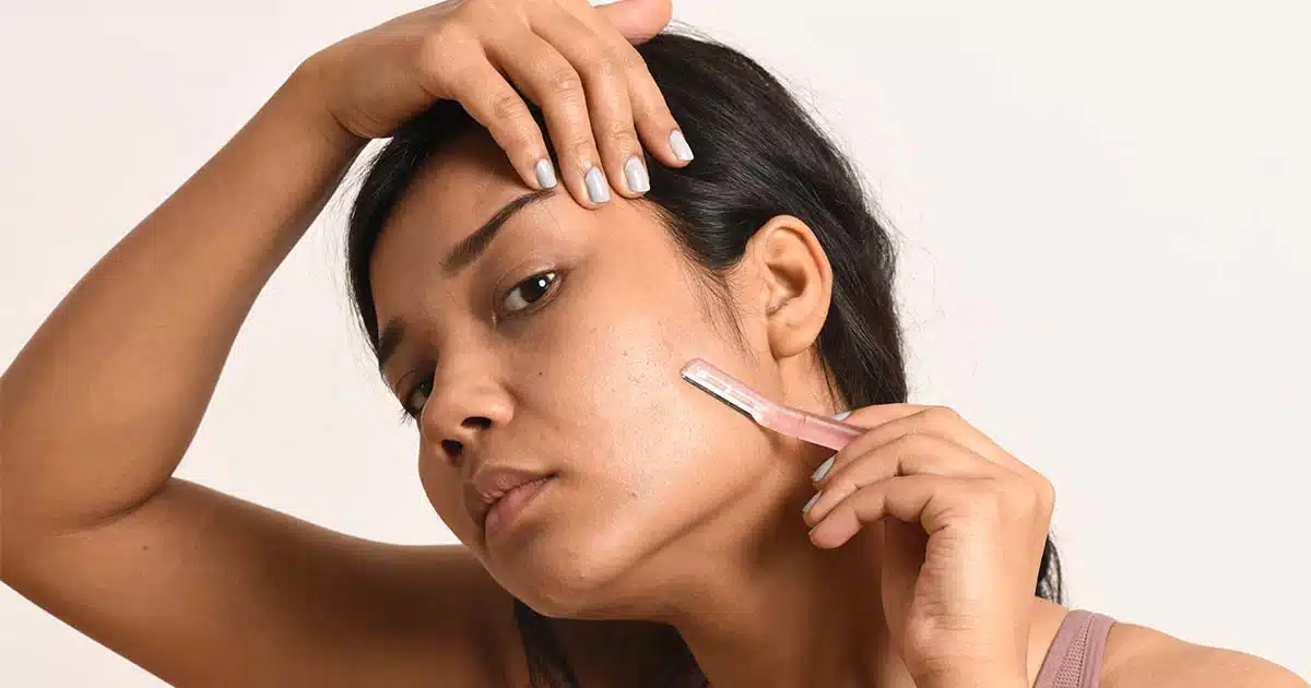How To Shave Facial Hair for women ? - My Glow Journey