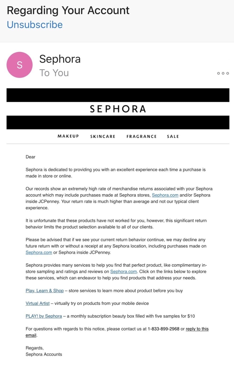 Can I Return Makeup At Sephora ? - My Glow Journey