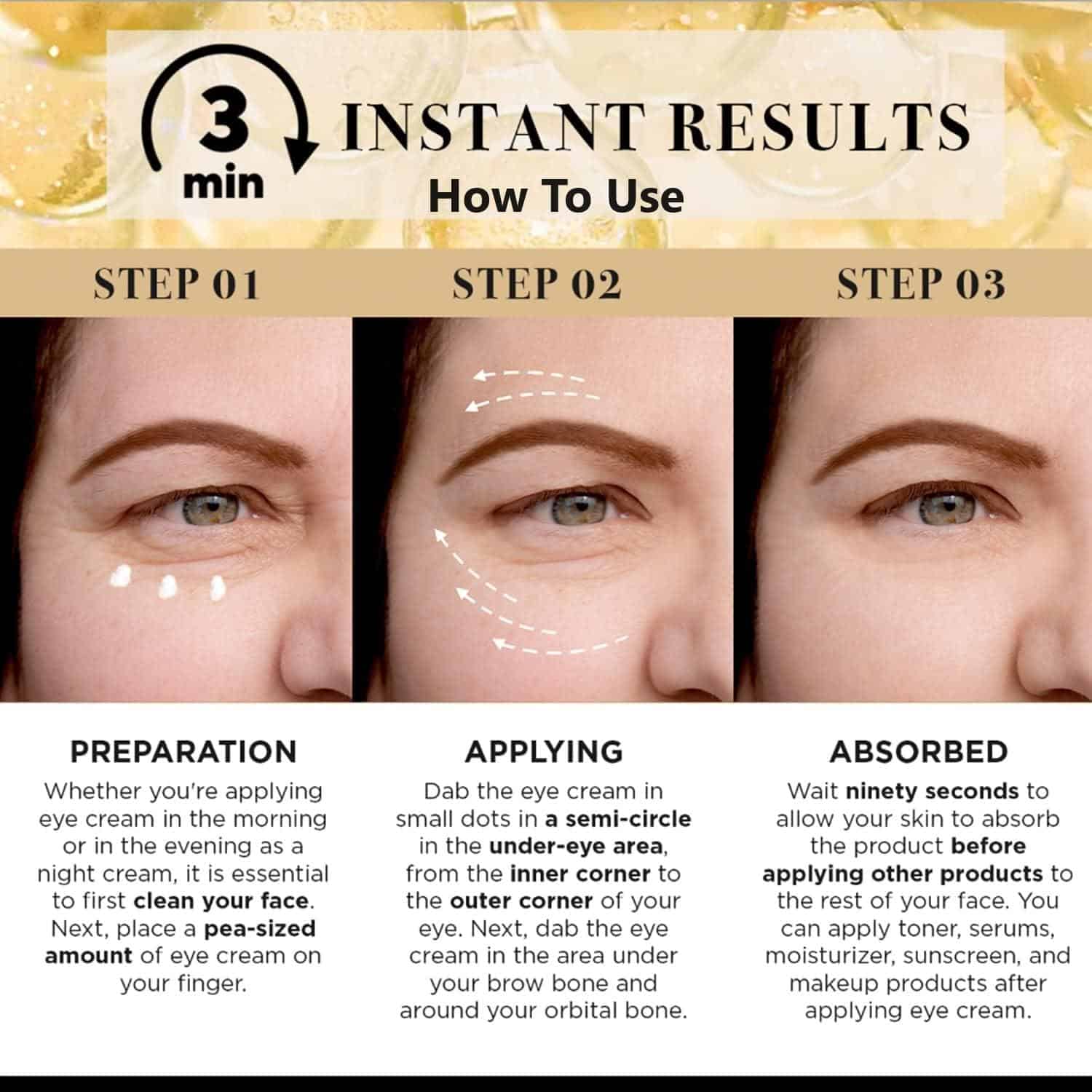 When To Apply Eye Cream In Skin Care Routine ? - My Glow Journey