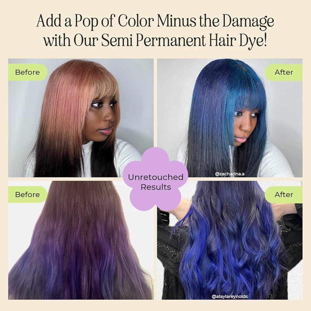 What Is Semi Permanent Hair Dye ? - My Glow Journey