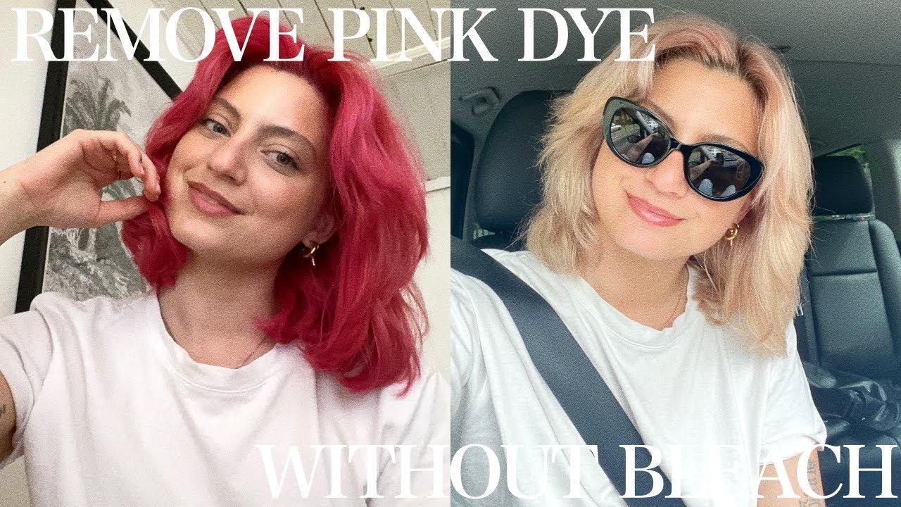 How To Take Out Pink Hair Dye ? - My Glow Journey
